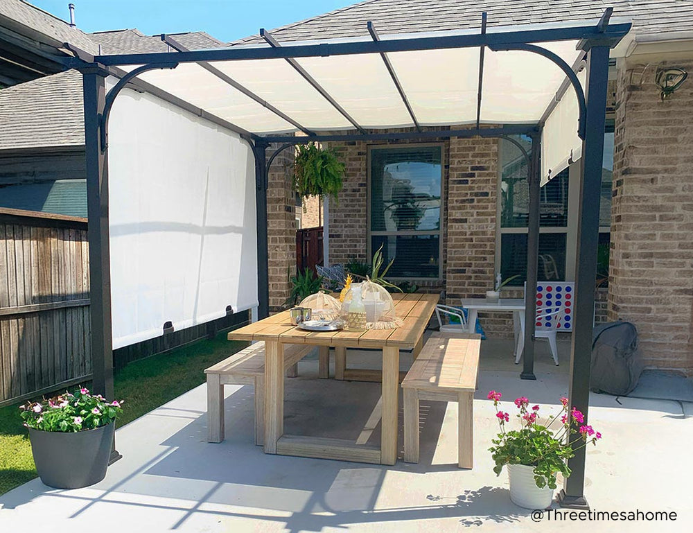 Experience Flexibility & Style with SUNJOY Sliding Canopy Pergolas-SUNJOY