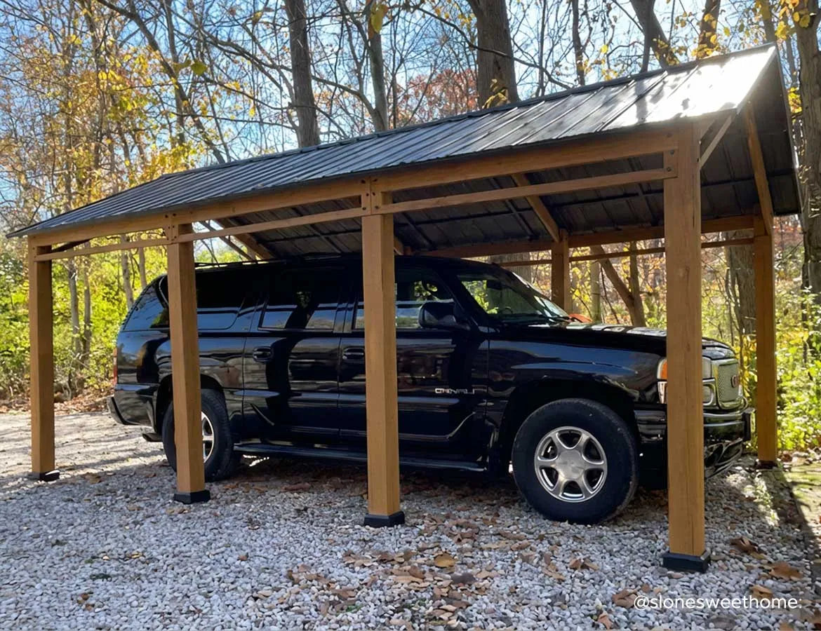 Gable vs Flat Roof Carports: Pros, Cons, and Real-Life Use | SUNJOY