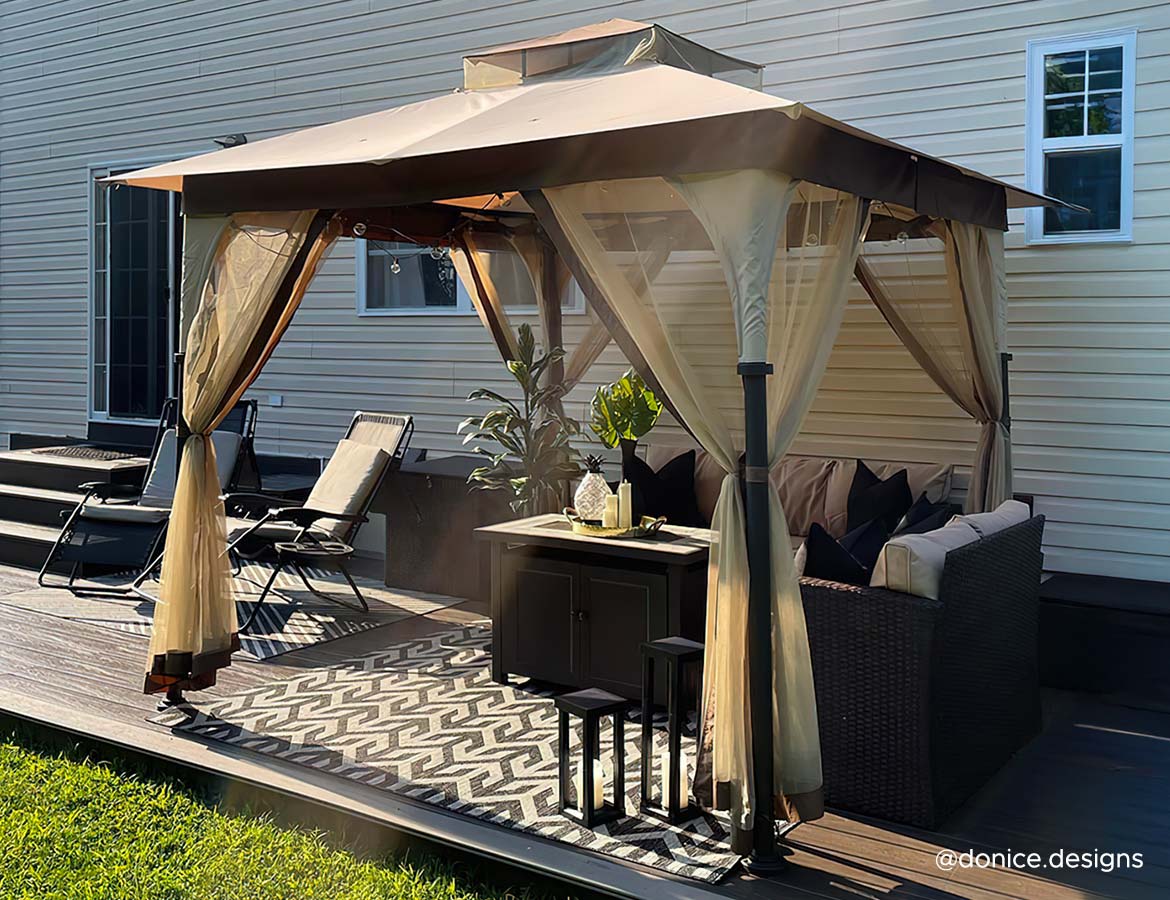 How to Repair Torn Gazebo Mosquito Netting (Easy DIY Guide) - SUNJOY