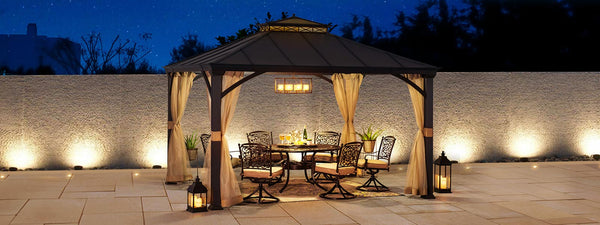 Metal Gazebo: Hard-Top Shade That Handles Real Weather | SUNJOY