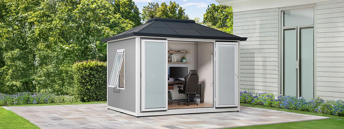 Backyard Office Sheds: Stylish & Durable Outdoor Workspaces - SUNJOY