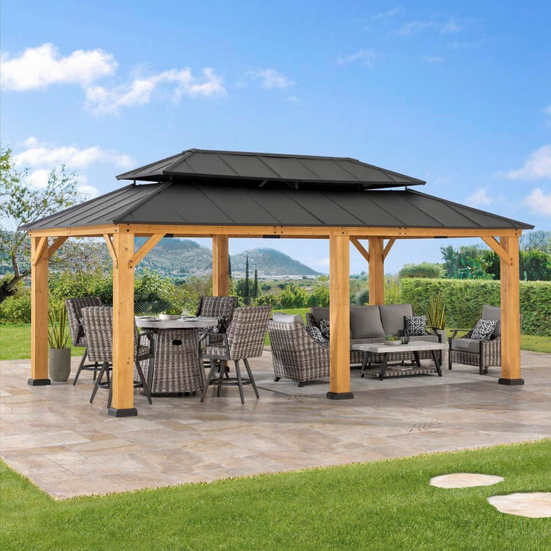 Which Gazebo Posts Fit Your Style: 11 Sunjoy Outdoor Stylish Design Ha ...