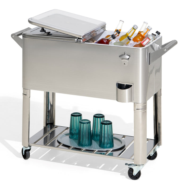 Sunjoy Patio Cooler | Outdoor Patio Cooler | Patio Cooler Cart