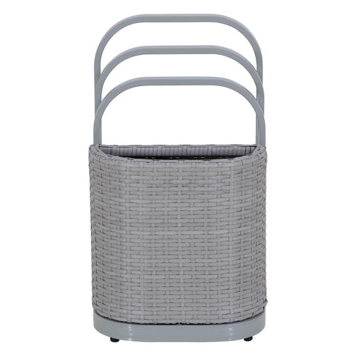 16 Inch Compact Pool Float Holder with Rattan Design | SUNJOY