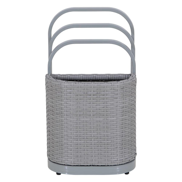 16 Inch Compact Pool Float Holder with Rattan Design | SUNJOY