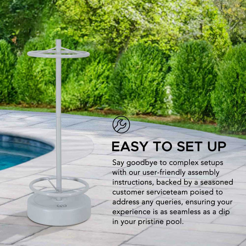 Aluminum Pool Noodle Holder & Organizer for Pool - SUNJOY