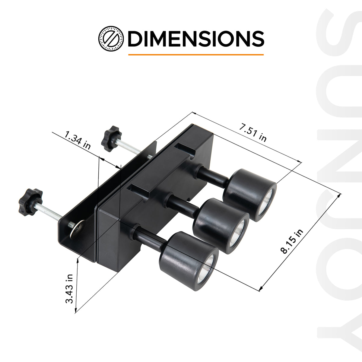9W LED Spot Light | Battery Operated Spotlight - SUNJOY