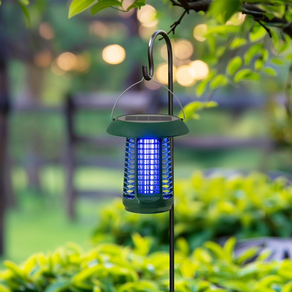 2-in-1 Solar Bug Zapper with UV Light for gnats - SUNJOY