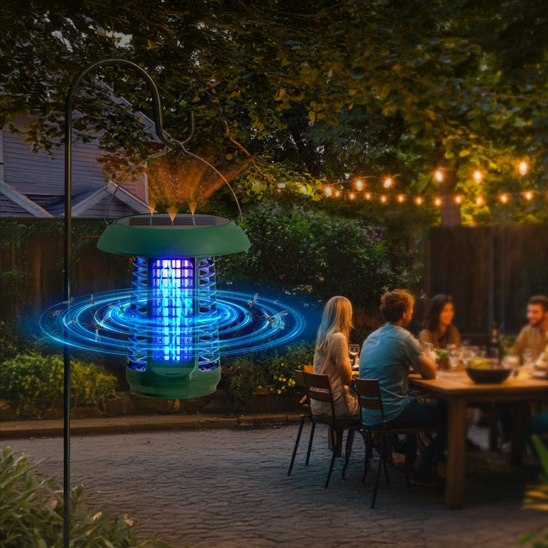 2-in-1 Solar Bug Zapper with UV Light for gnats - SUNJOY