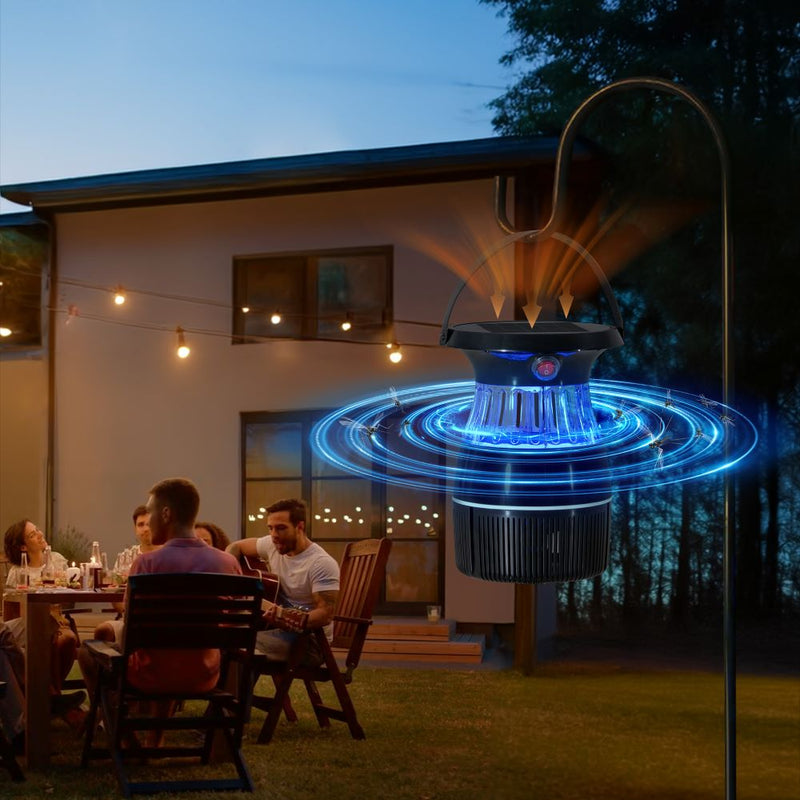 Best Solar Powered Bug Zapper Outdoor with UV Light - SUNJOY