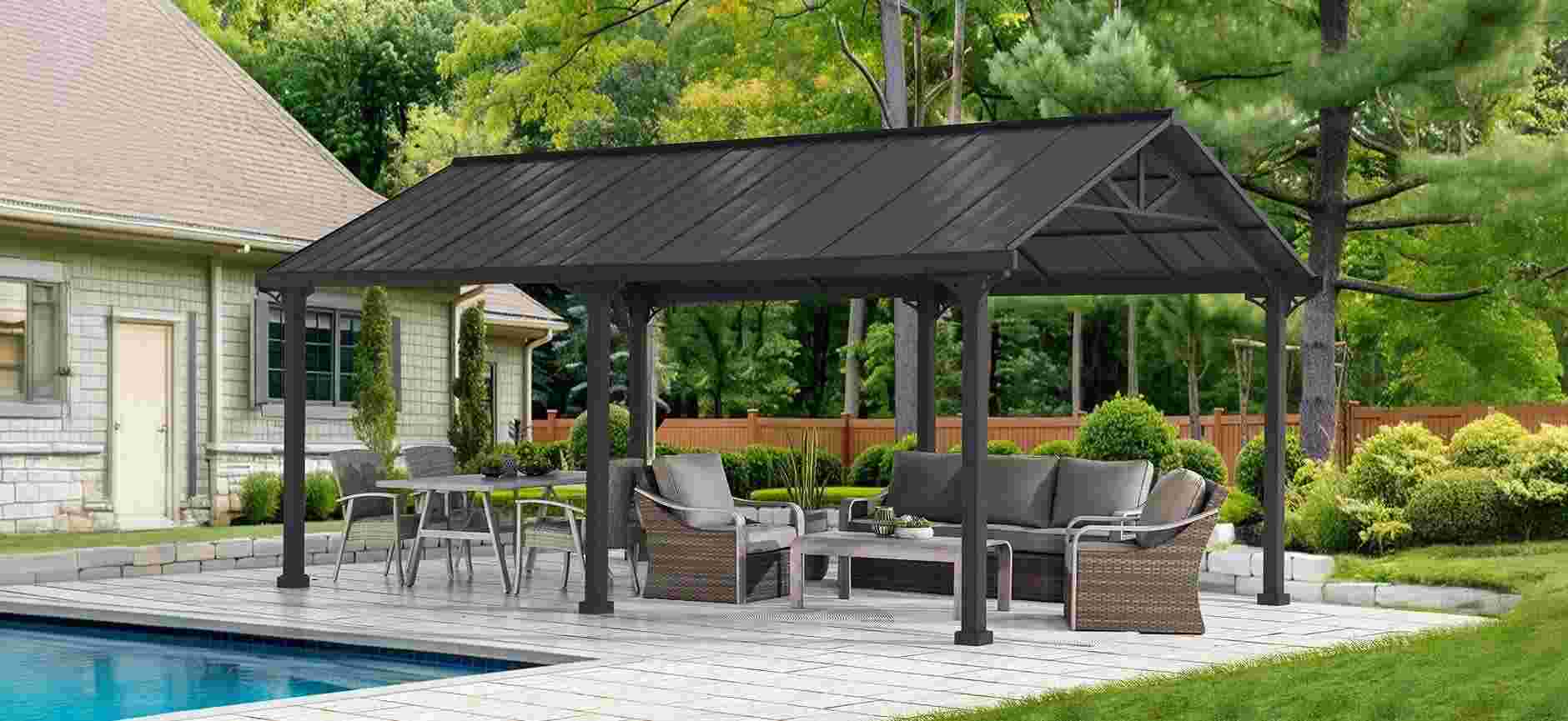 Gazebos vs. Pergolas: Key Differences for Your Outdoor Space - SUNJOY
