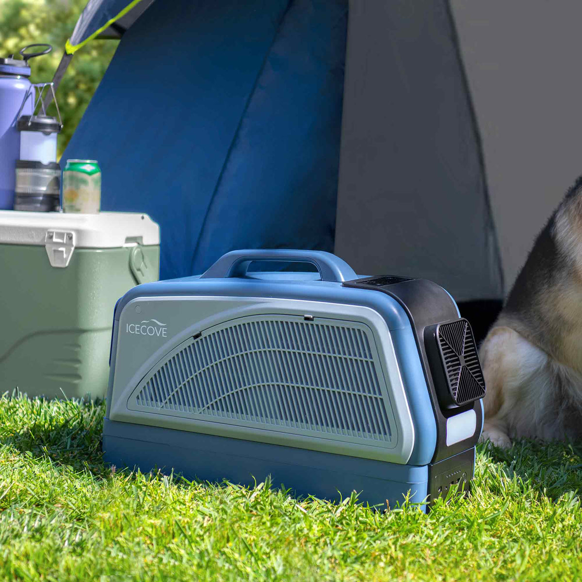 Blue IceCove Portable Air Conditioner with 1 Power Bank | SUNJOY