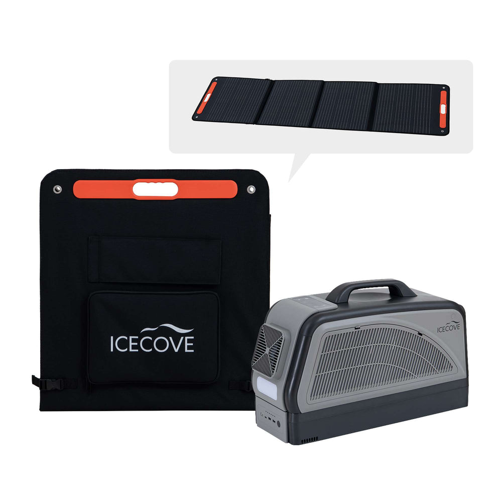 SUNJOY IceCove Portable Air Conditioner with Power Bank & Solar Panel
