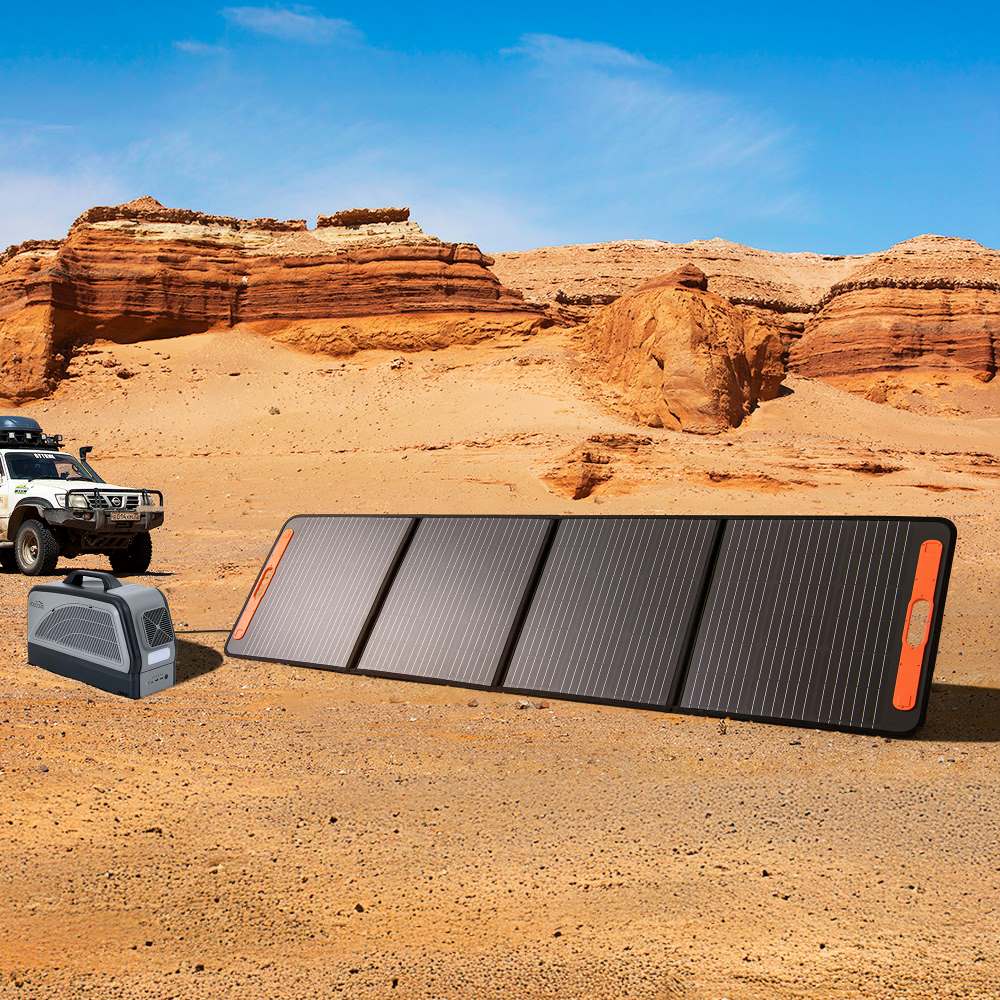 SUNJOY IceCove Portable Air Conditioner with Power Bank & Solar Panel